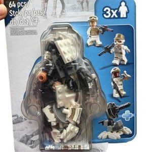 Lego | Toys | Lego 4557 Star Wars Set Defense Of Hoth Includes 3 Mini ...